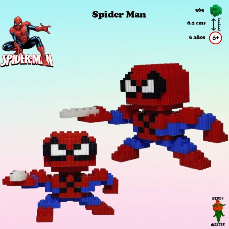 Spider Man (cube style) – Beads Master Colombia